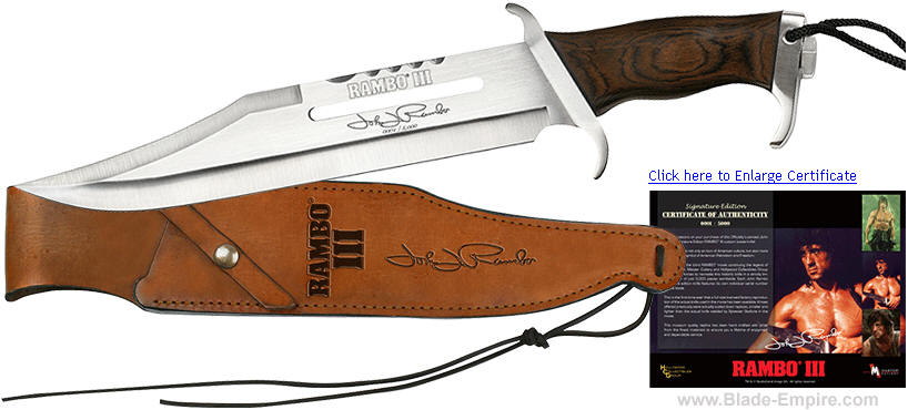 Rambo III Knife, Signature Edition, MC-RB3S